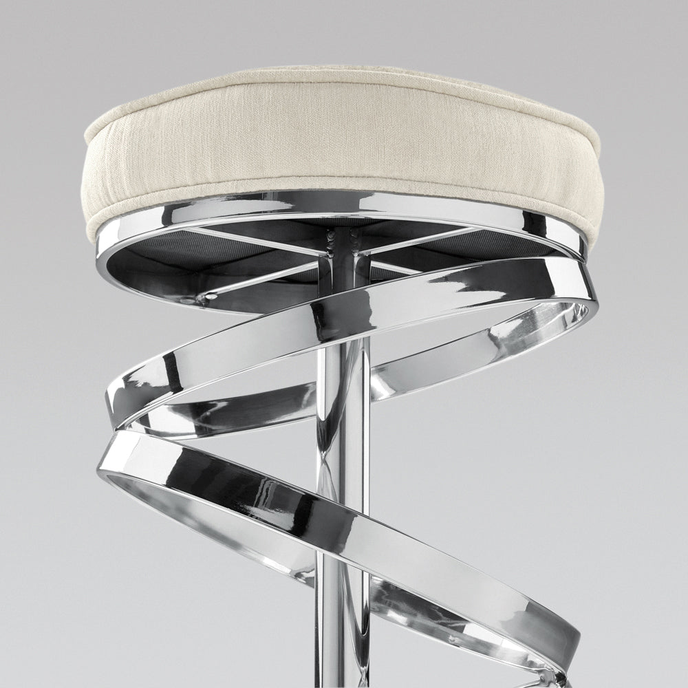 Sterling Silver Counter Stool | Retro-Inspired Elegance | Ella + Ross