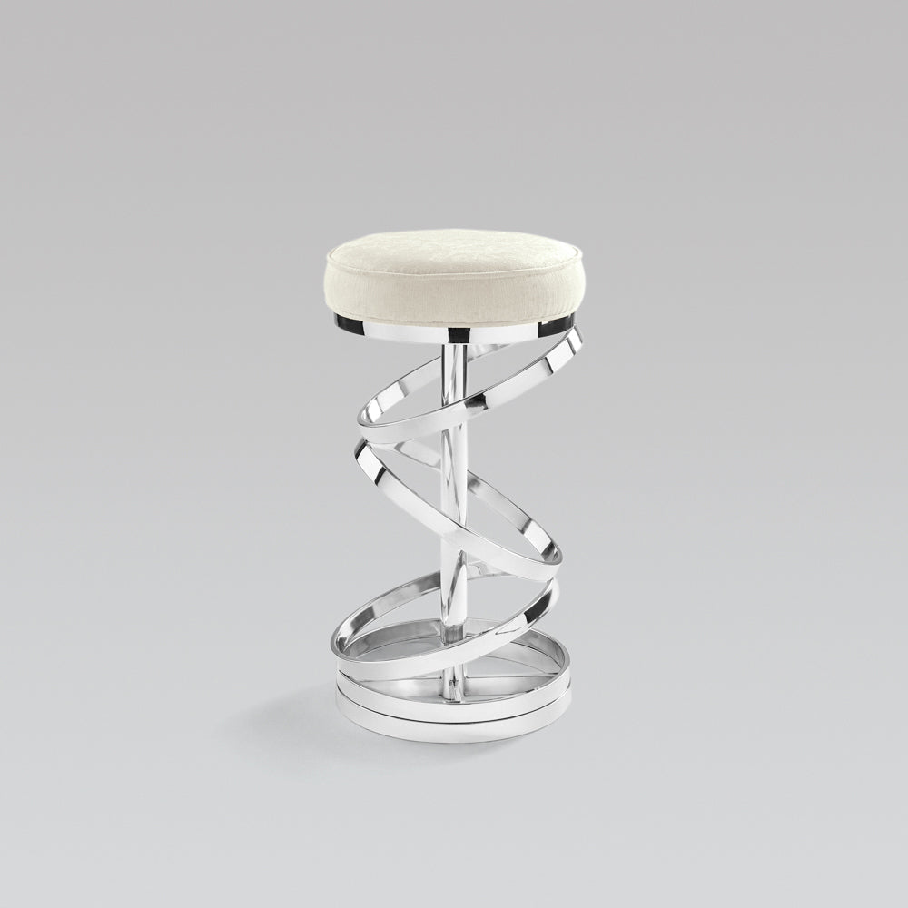 Sterling Silver Counter Stool | Retro-Inspired Elegance | Ella + Ross